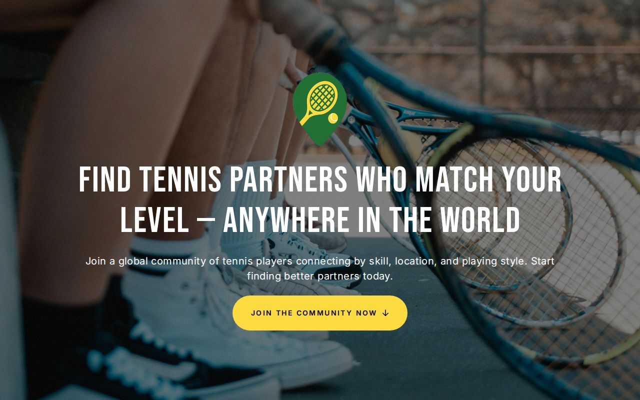 Find Tennis Partners